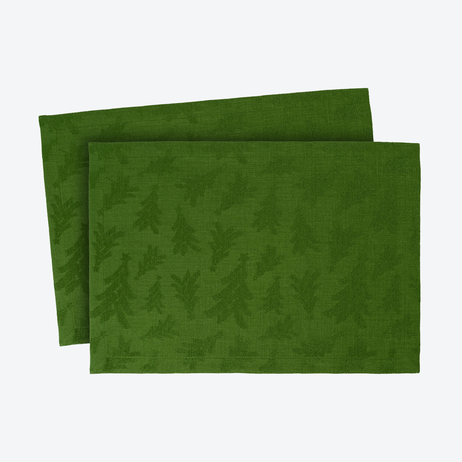 Fleckgeschützte, unifarbene Tischsets mit Tannenbaum-Motiv - Hagen ...