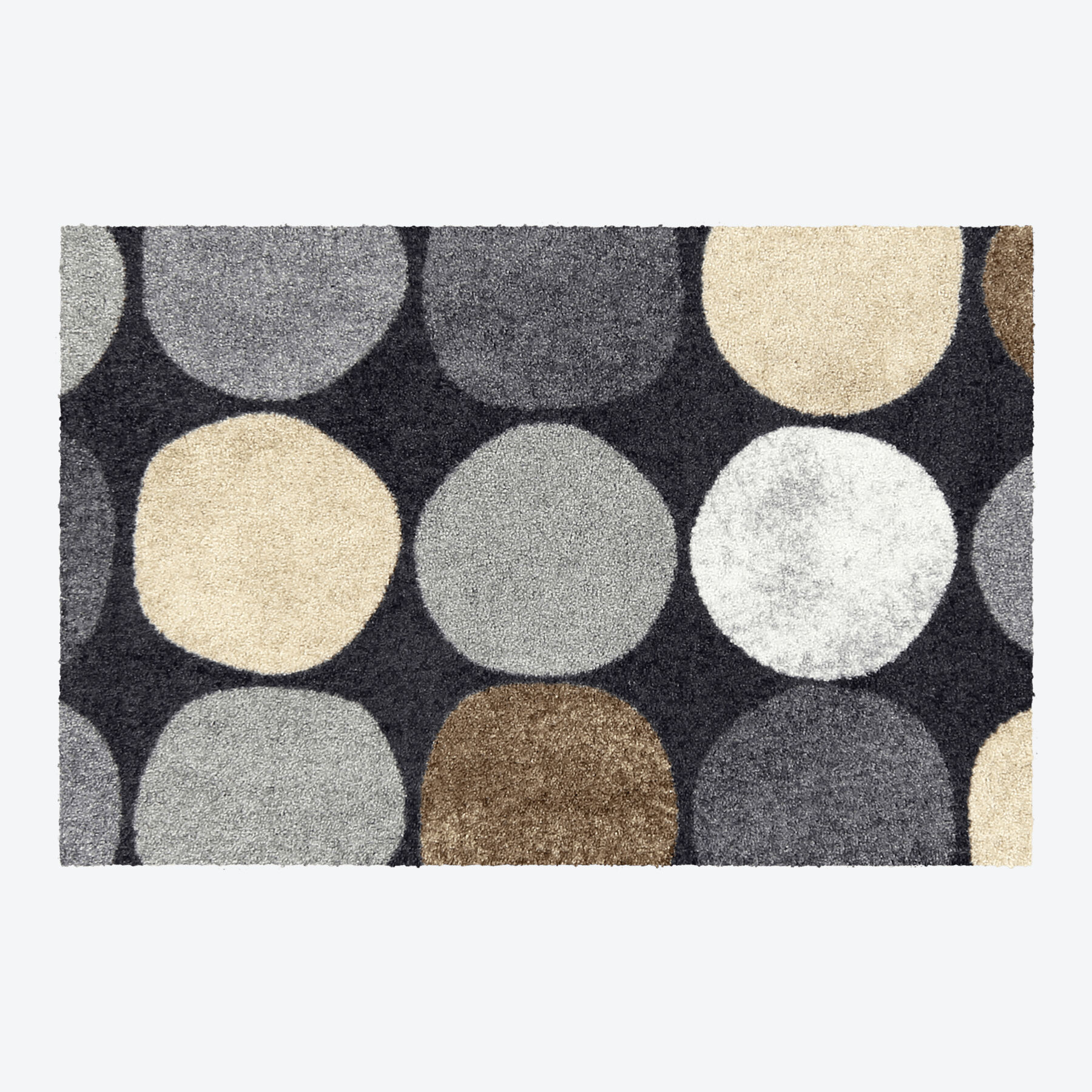 Sauberlaufmatte mit grauen oder grünen Punkten - Julia Grote Shop