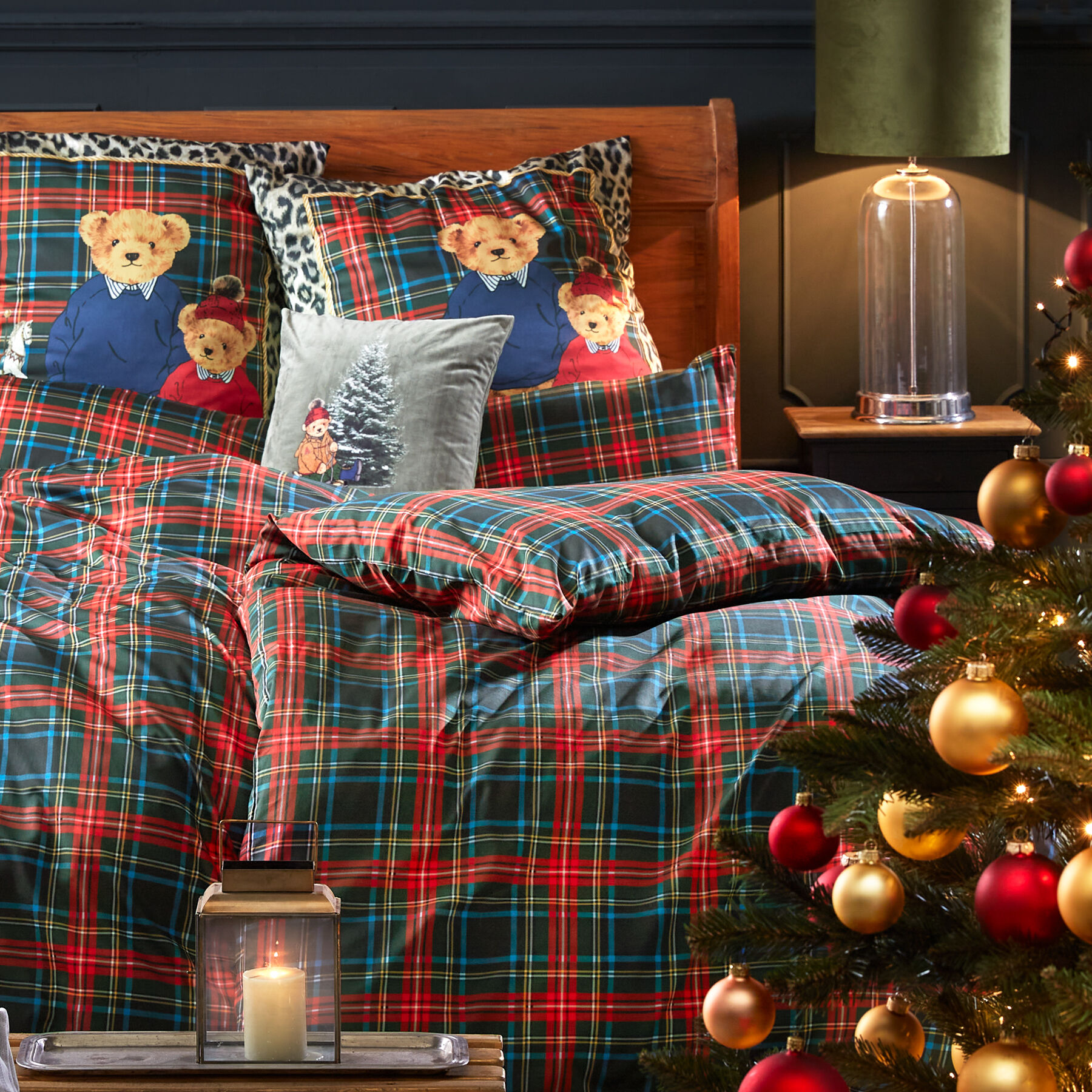 Teddy-Satin-Bettwäsche im charmanten Mustermix - Julia Grote Shop