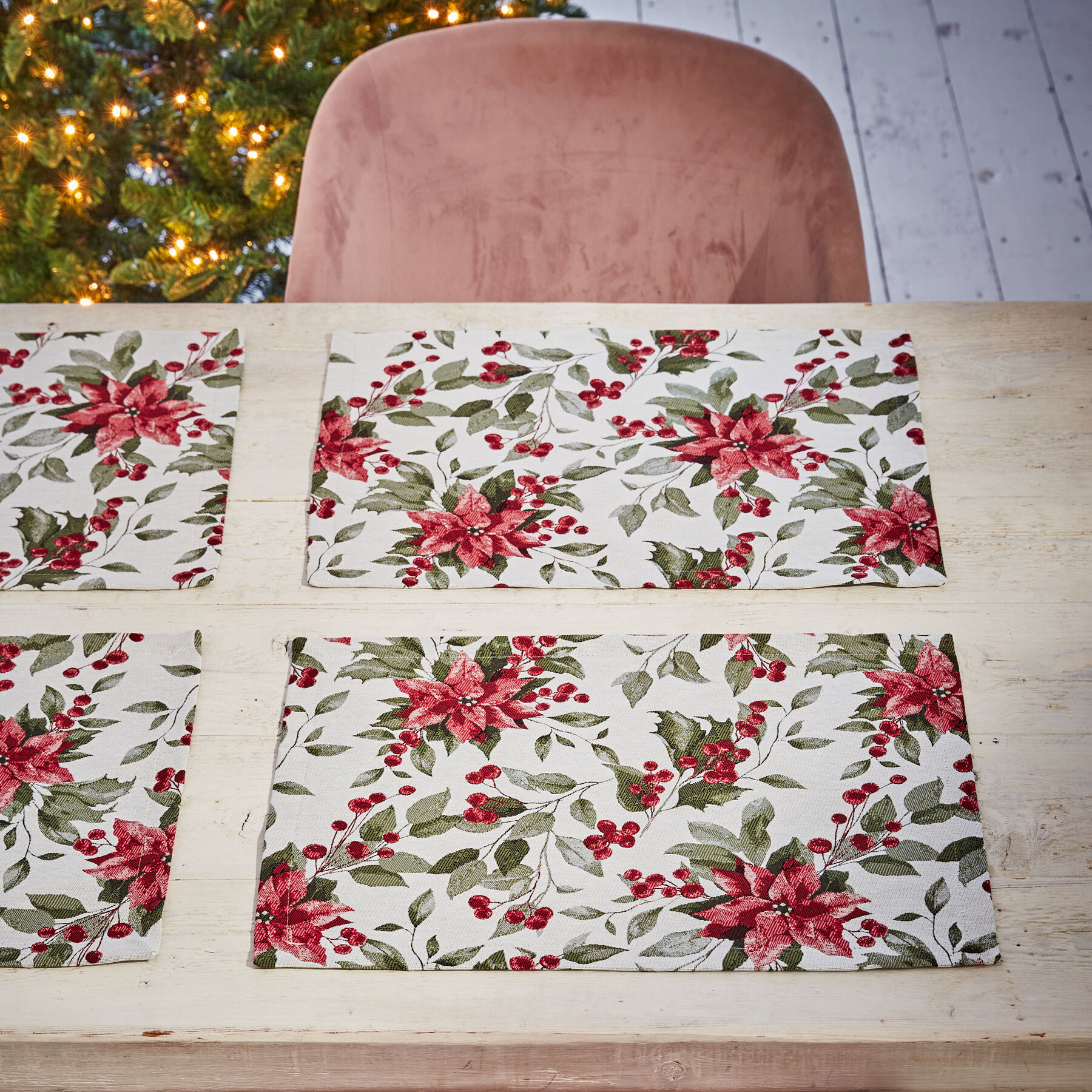 Tischsets Stoff Weihnachten